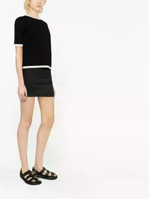 Gucci Wool T-shirt With Contrasting Trim