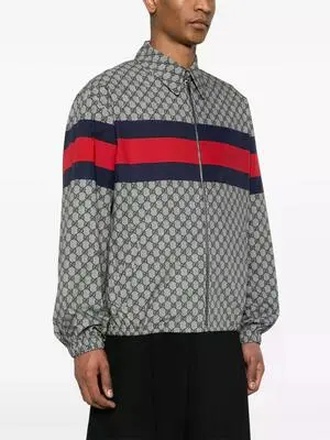 Gucci Gg Supreme Cotton Bomber Jacket