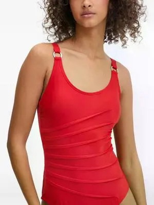 Dkny Pleated Ring Detail Swimsuit