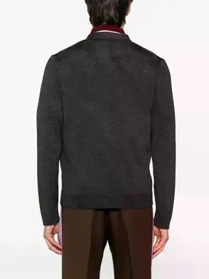 Gucci Logo-embroidered Wool Cardigan