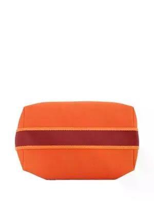 Hermès Toile Bride A Brac Case Vanity Bag - Orange