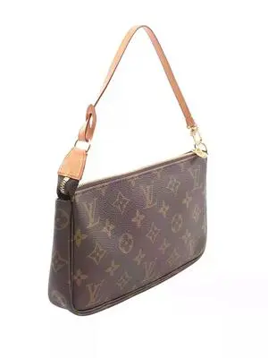LOUIS VUITTON Monogram Pochette Accessoires Shoulder Bag - Brown