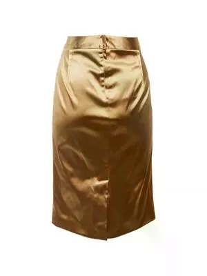 Dolce & Gabbana Satin Pencil Skirt