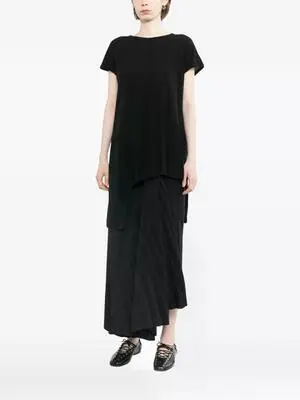 Yohji Yamamoto Asymmetrical Layered T-shirt