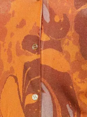 Bottega Veneta Printed Long-sleeve Cardigan