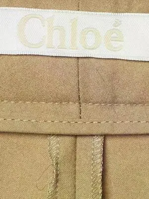Chloé Pleated Wool Trousers