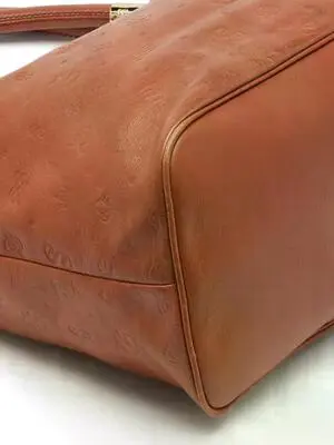 LANCEL Daligramme Embossed Tote Bag