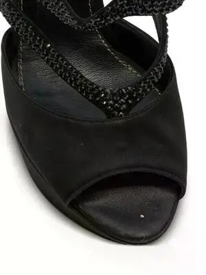 SERGIO ROSSI Embellished Platform Sandals