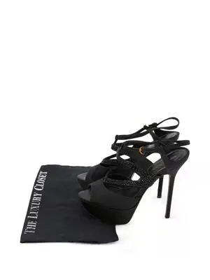 SERGIO ROSSI Embellished Platform Sandals