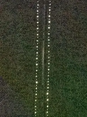 Valentino Garavani Studded Herringbone Tweed Jacket