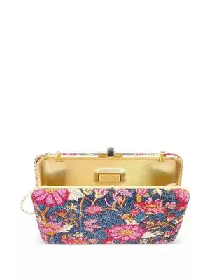 Judith Leiber Crystal Embellished Floral Clutch