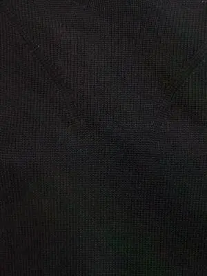 Victoria Beckham Wool Side-tie Turtleneck Sweater