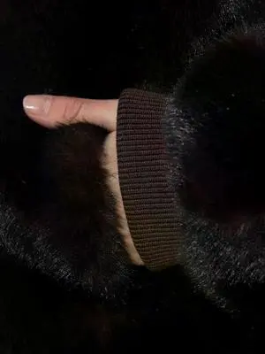 MAISON MARGIELA Faux Fur Bomber Jacket