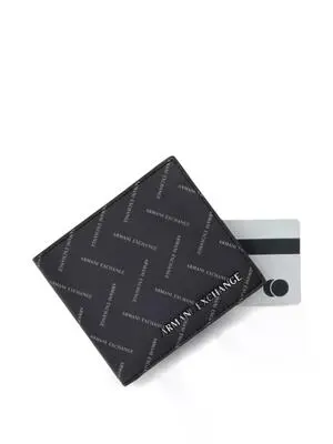 Armani Exchange Logo-print Wallet
