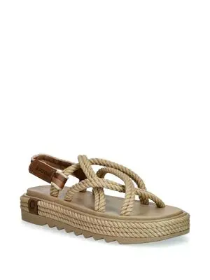 BOHONOMAD Rope-detail Platform Espadrilles