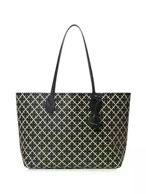BY MALENE BIRGER Abigail Geometric Pattern Tote Bag - Black