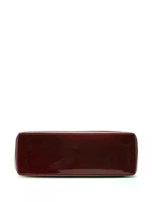 LOUIS VUITTON Monogram Vernis Wilshire Pm Handbag - Red