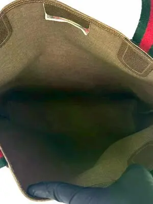 Gucci Gg Supreme Web Tote Bag