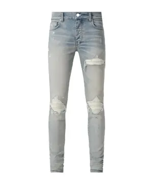 Amiri Belt Loop Jeans With Distressed Details