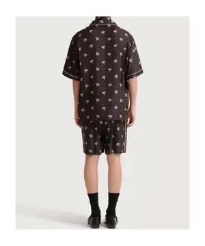 Marni Floral Print Silk Twill Pyjama Shorts