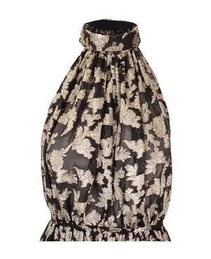 Saint Laurent Halter Neck Midi Dress