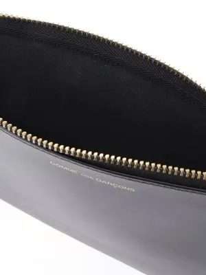 Comme Des Garçons Logo Printed Pouch