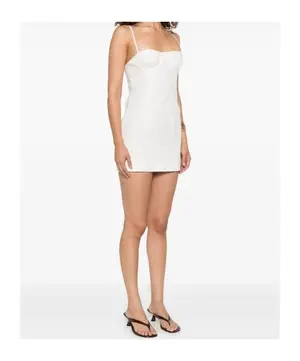 SIR. Embroidered Spaghetti-strap Mini Dress