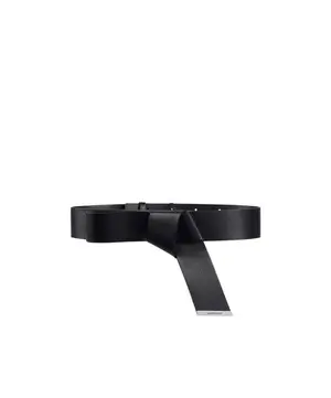 Givenchy Trench Belt In Leather - Black