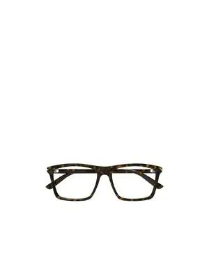 Gucci Rectangular Glasses And Frames - Black