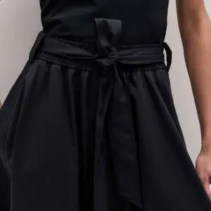 ME+EM Cotton A-line Maxi Skirt With Belt