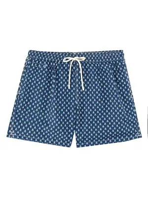 MC2 SAINT BARTH Printed Swim Shorts - Blue