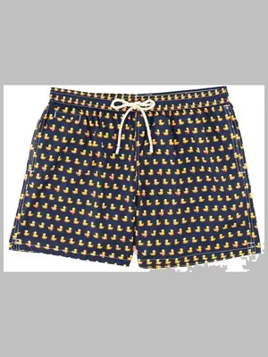MC2 SAINT BARTH Swim Shorts With Duck Print - Multicolour