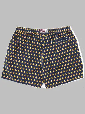 MC2 SAINT BARTH Swim Shorts With Duck Print - Multicolour