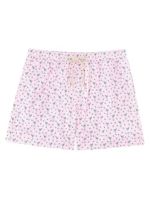 MC2 SAINT BARTH Swim Shorts With Martini Print - Multicolour