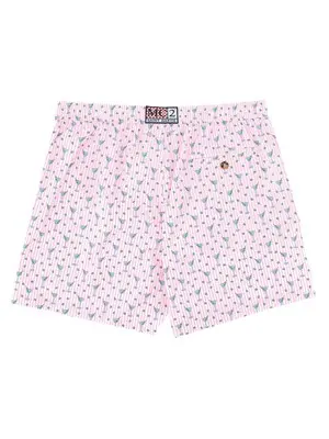 MC2 SAINT BARTH Swim Shorts With Martini Print - Multicolour