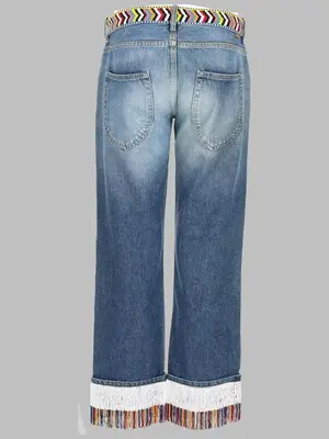 Alanui Jeans Con Decorazione Di Perline
