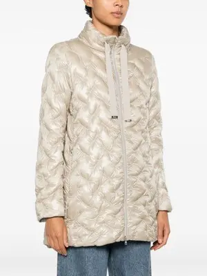 Herno Quilted Midi Down Jacket
