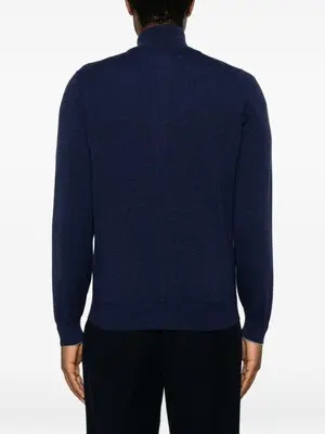 Brunello Cucinelli Cashmere Zip Cardigan - Blue