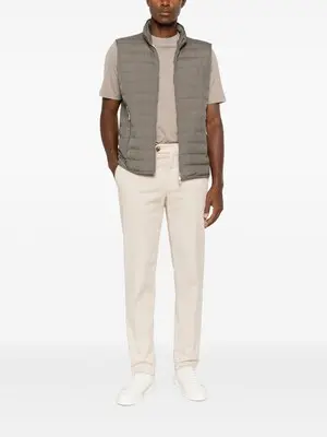 Brunello Cucinelli Padded Zip-up Vest - Grey