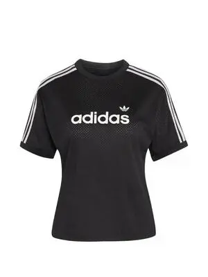 Adidas Logo Print Mesh T-shirt