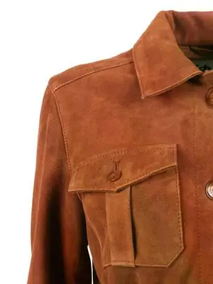 SCHOTT Belted Suede Jacket