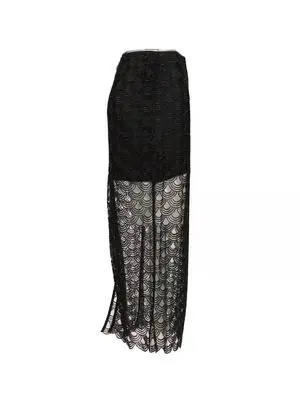 ROTATE BY BIRGER CHRISTENSEN Sequin-embellished Scalloped Hem Skirt