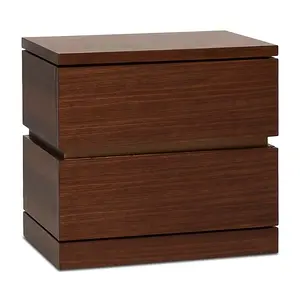 INTERLUDE HOME Bolton Bedside Chest - Walnut