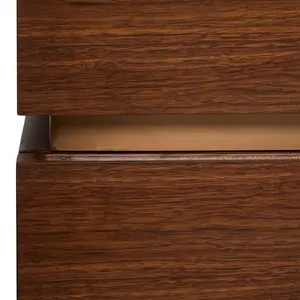 INTERLUDE HOME Bolton Bedside Chest - Walnut