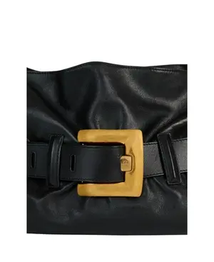 Balmain Medium Anthem Bag In Smooth Leather - Black