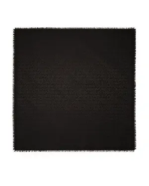 Saint Laurent Large Square Scarf - Expresso