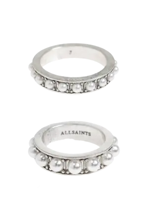 ALLSAINTS Two Rings - Silver