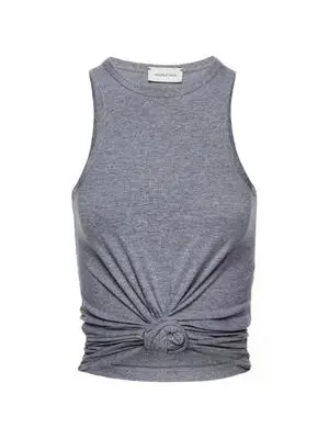 Magda Butrym Knot-detail Tank Top - Grey