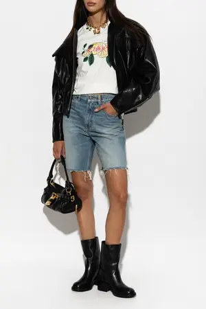 Chloé Jeans Shorts With A 'vintage' Effect