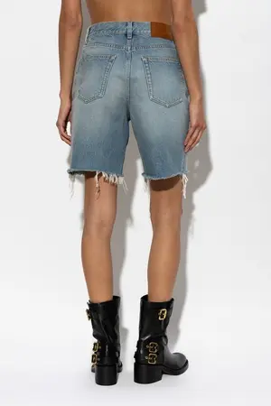 Chloé Jeans Shorts With A 'vintage' Effect